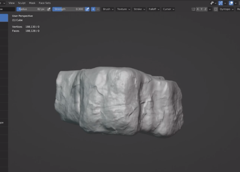 Sculpt Detailed Rocks – King Peng Studio